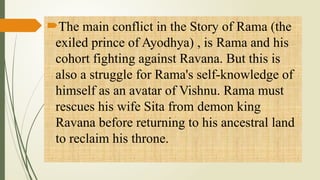 Ramayana-Story-Summary.pptxhshshshshshsh | PPTX