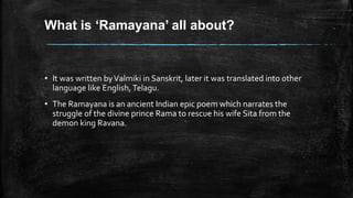 Ramayana a myth or reality | PPTX