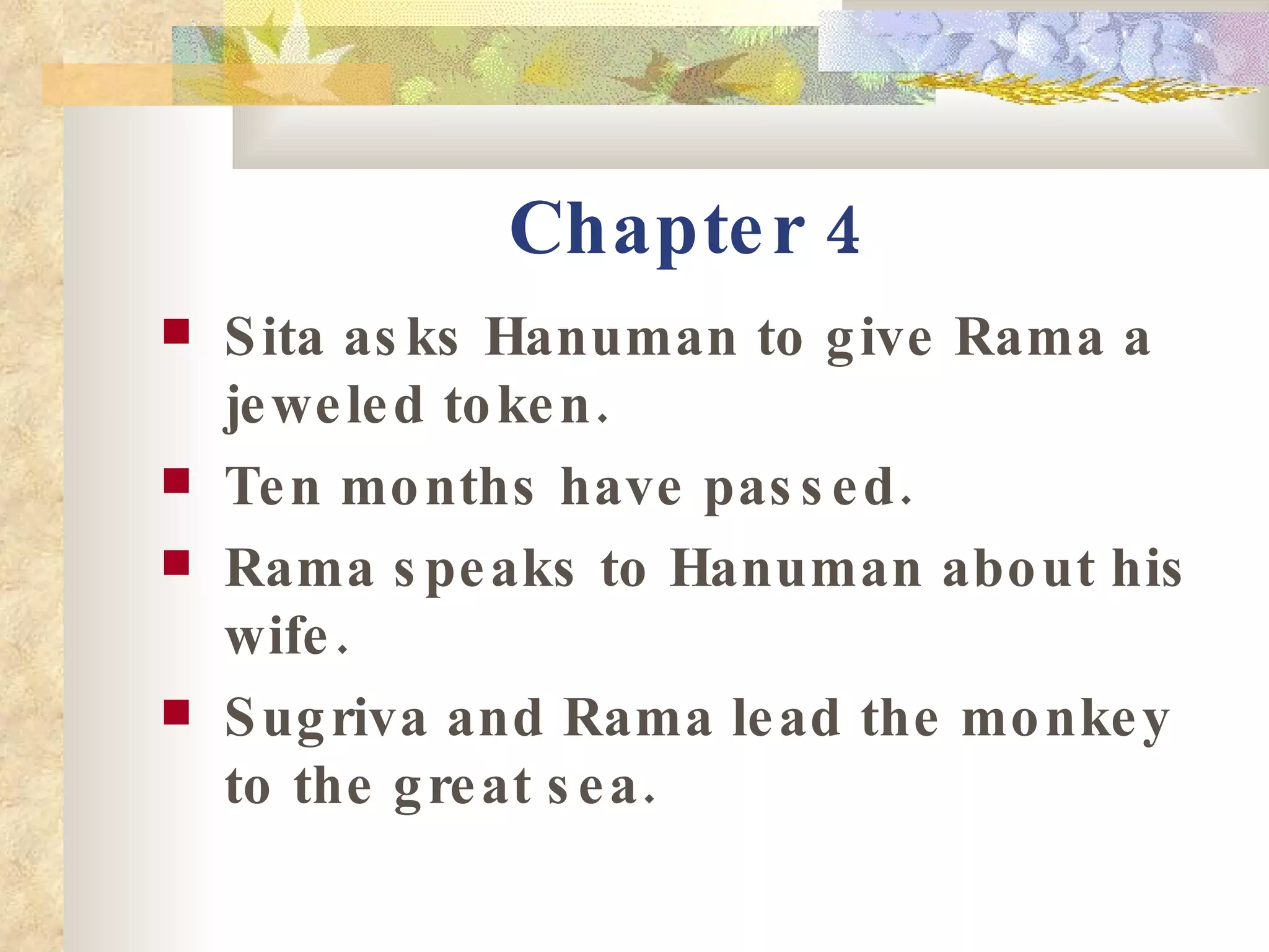 Ramayana Chapter Notes | PPT