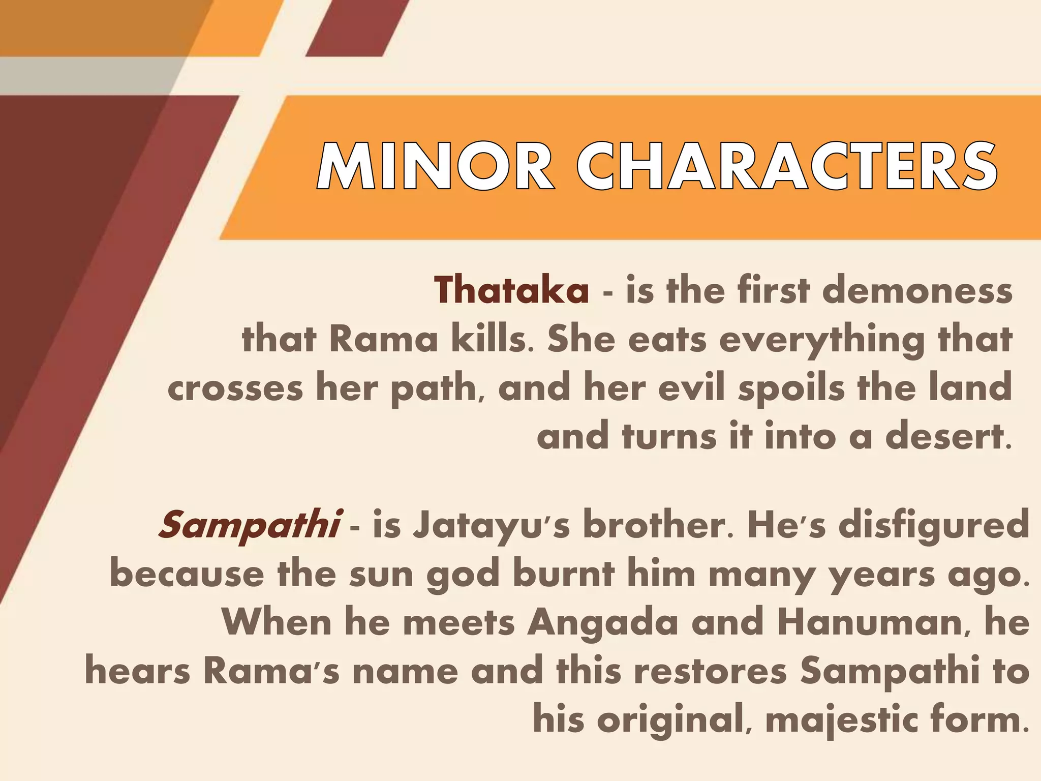 Ramayana elements and plot | PPTX