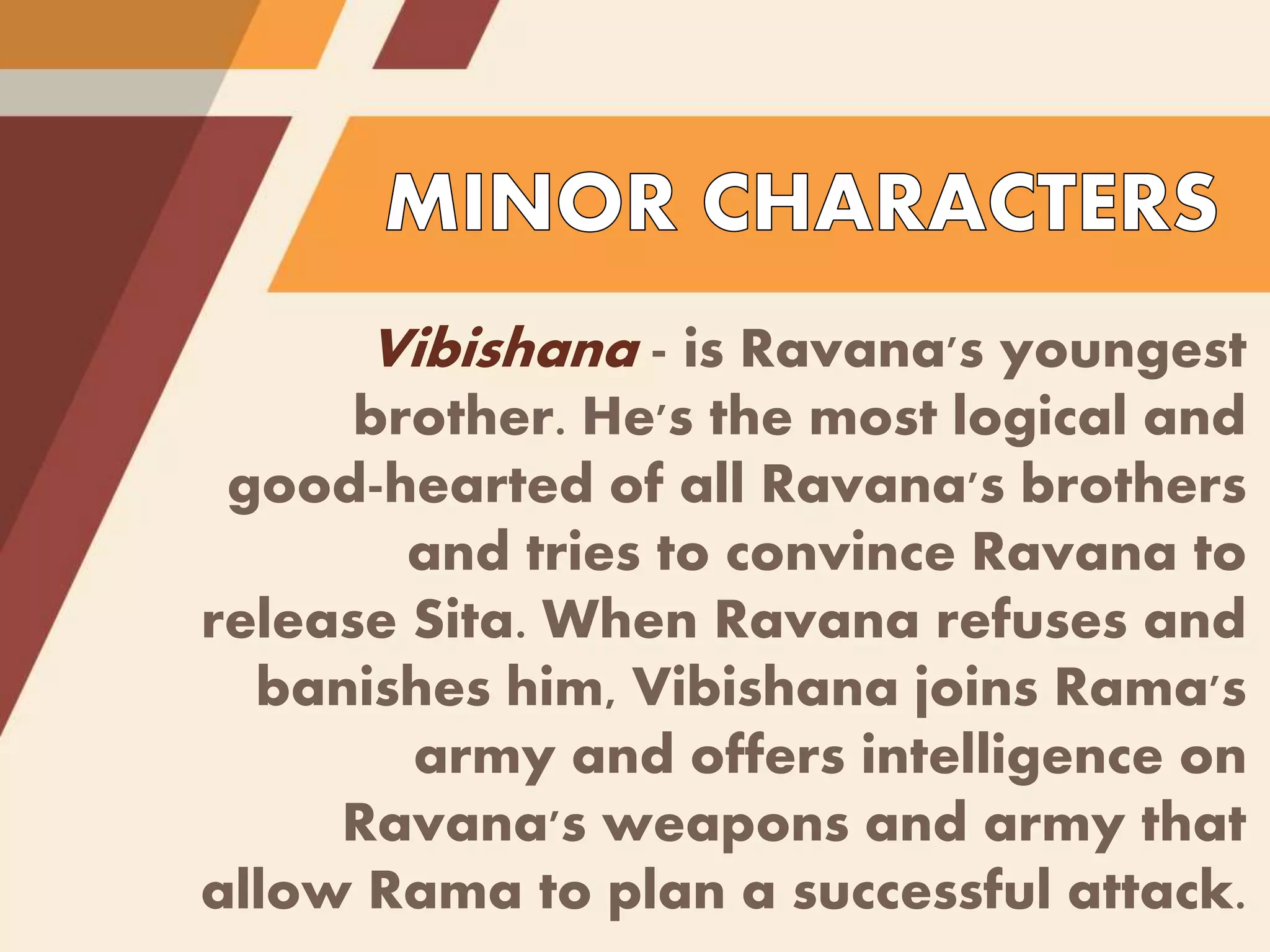 Ramayana elements and plot | PPTX