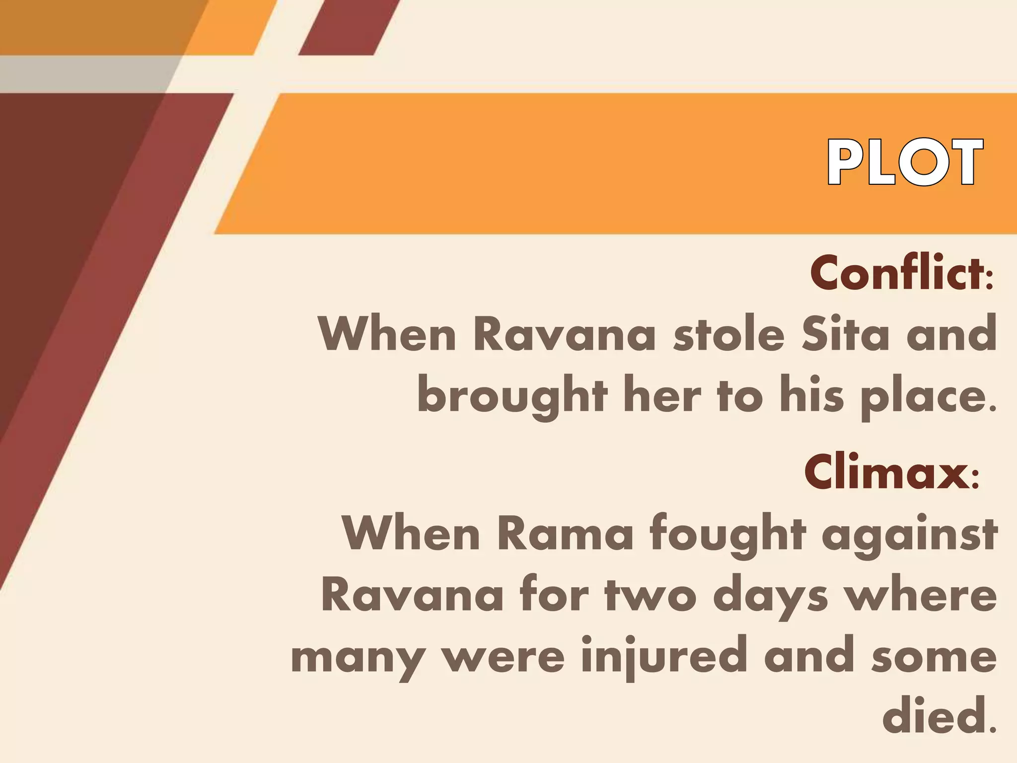 Ramayana elements and plot | PPTX