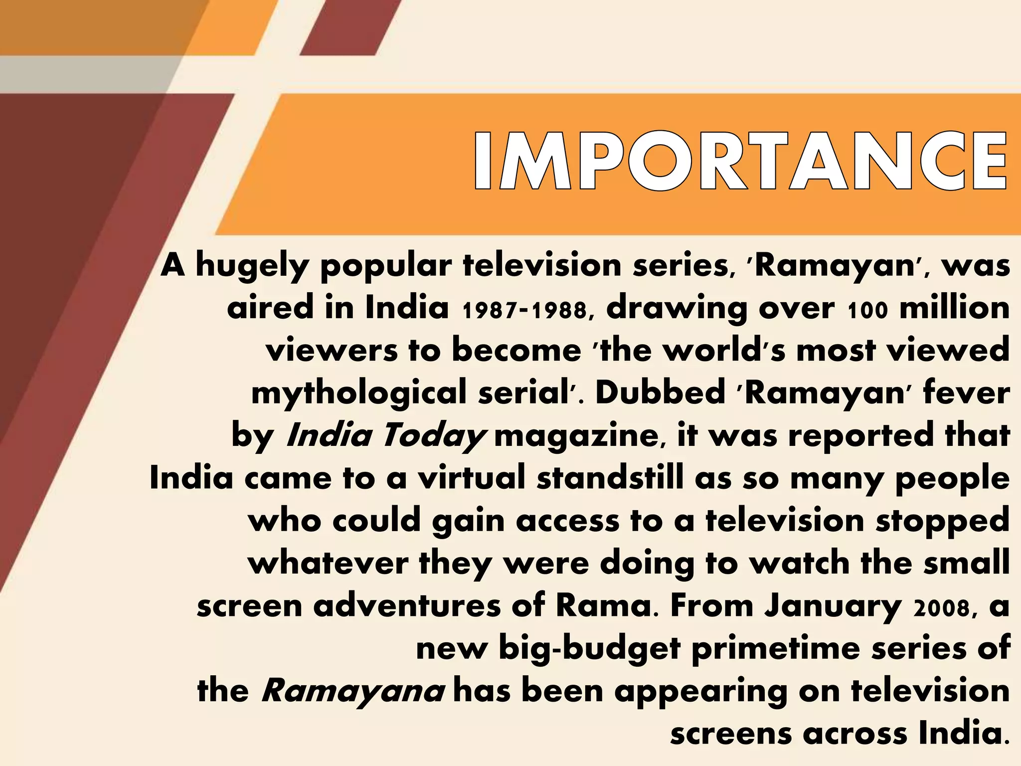 Ramayana elements and plot | PPTX