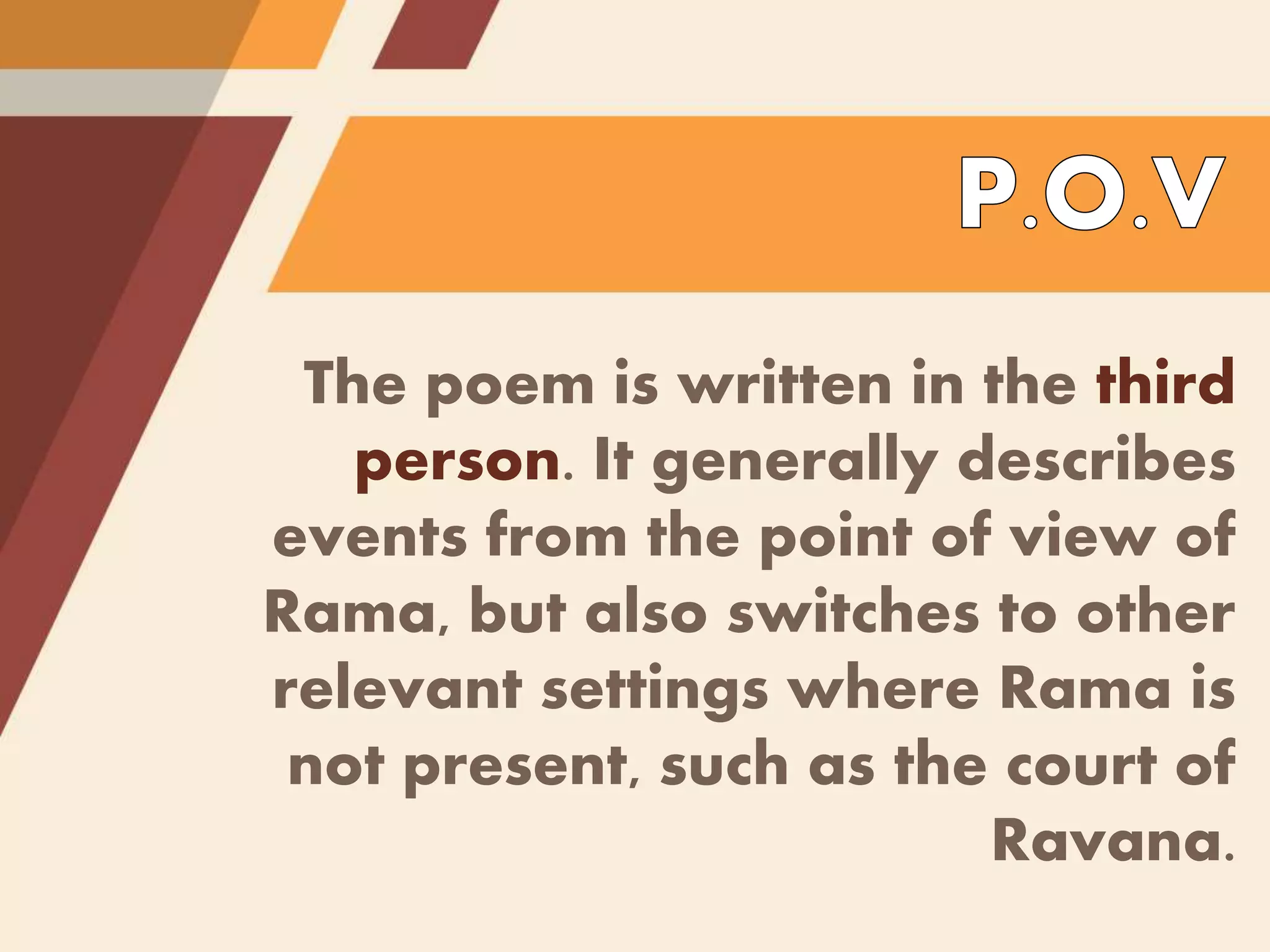 Ramayana elements and plot | PPTX