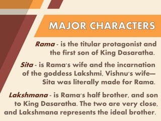 Ramayana elements and plot | PPTX