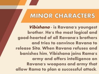 Ramayana elements and plot | PPTX