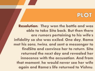 Ramayana elements and plot | PPTX
