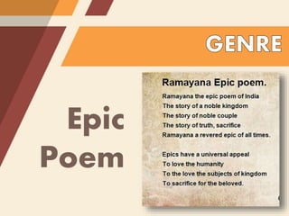 Ramayana elements and plot | PPTX