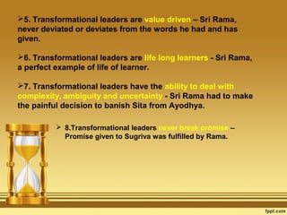 "Ramayana" The Management Guru | PPT