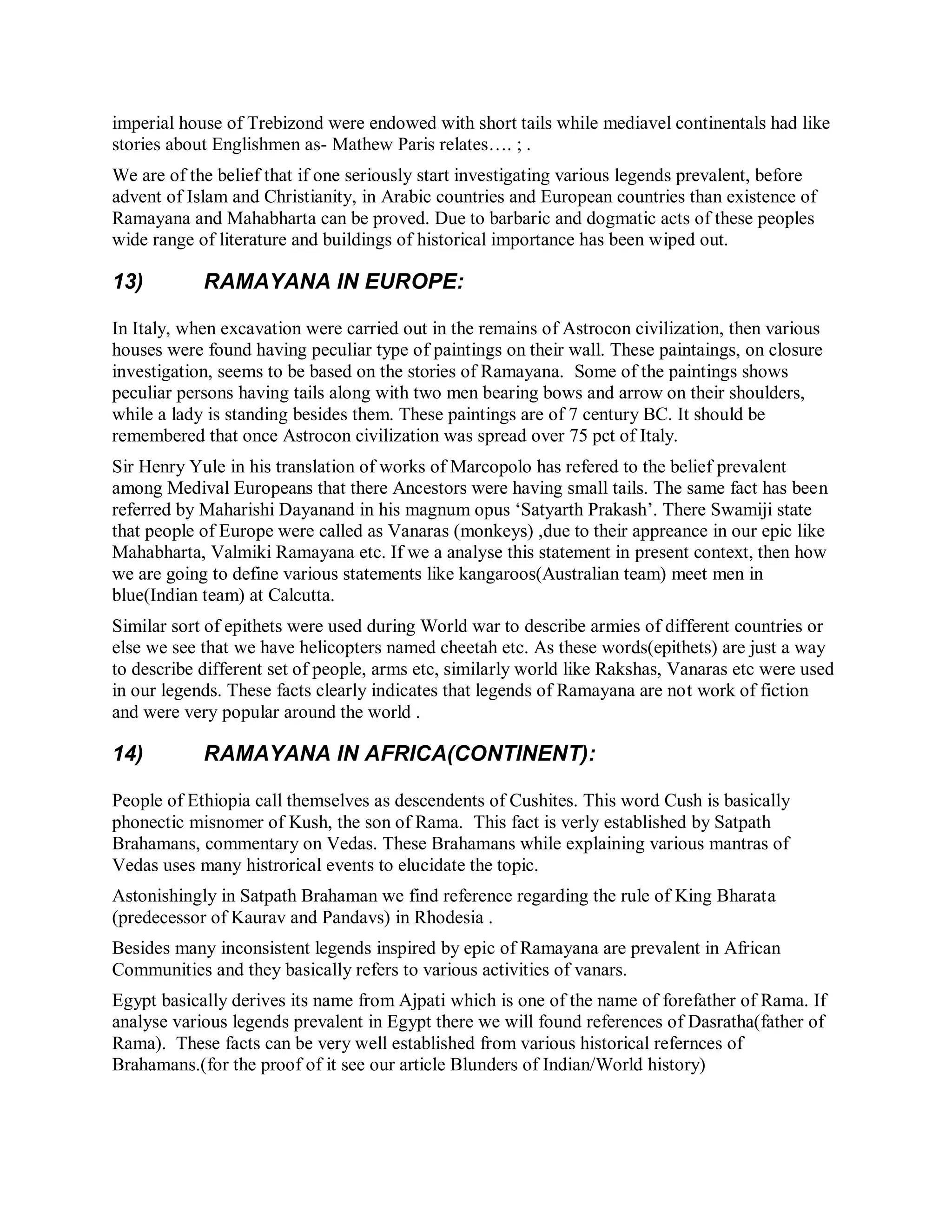 Ramayana myth or truth | PDF | Hinduism | Religion & Spirituality