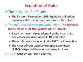 SWaRMA_IRBM_Module5_#2, Key principles of international water law, Ram ...