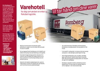 Ramberg Transport & Logistikk - ledig plass på varehotell | PDF