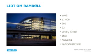 Porteføljestyring i en agil verden - Rambøll | PPT