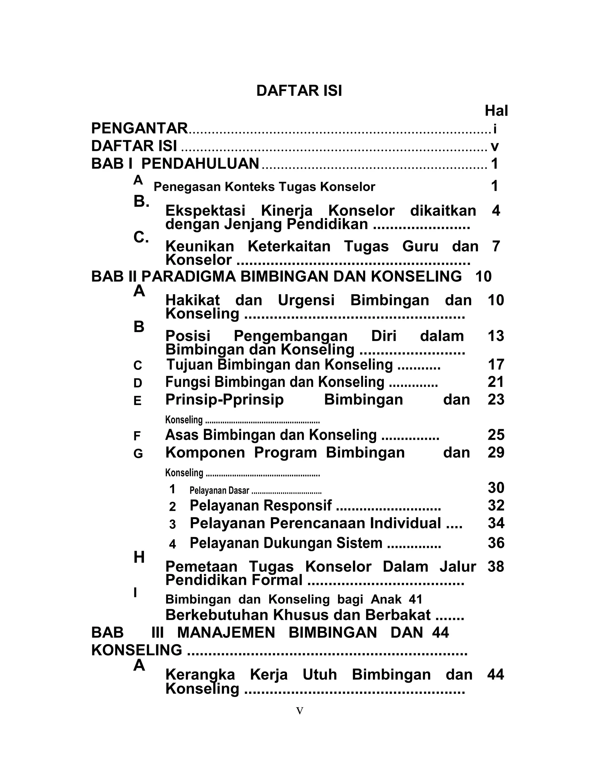 Rambu-rambu penyelenggaraan BK dalam jalur formal (ABKIN) | PDF