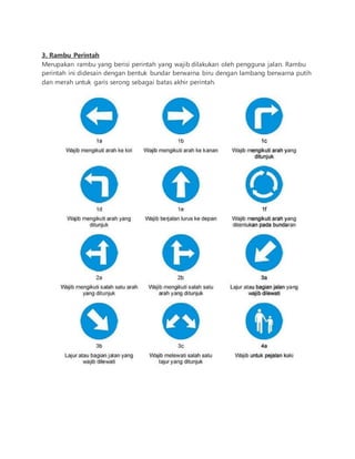 Rambu rambu lalu lintas | DOCX