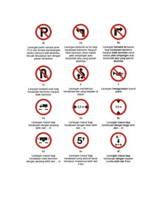 Rambu rambu lalu lintas | DOCX