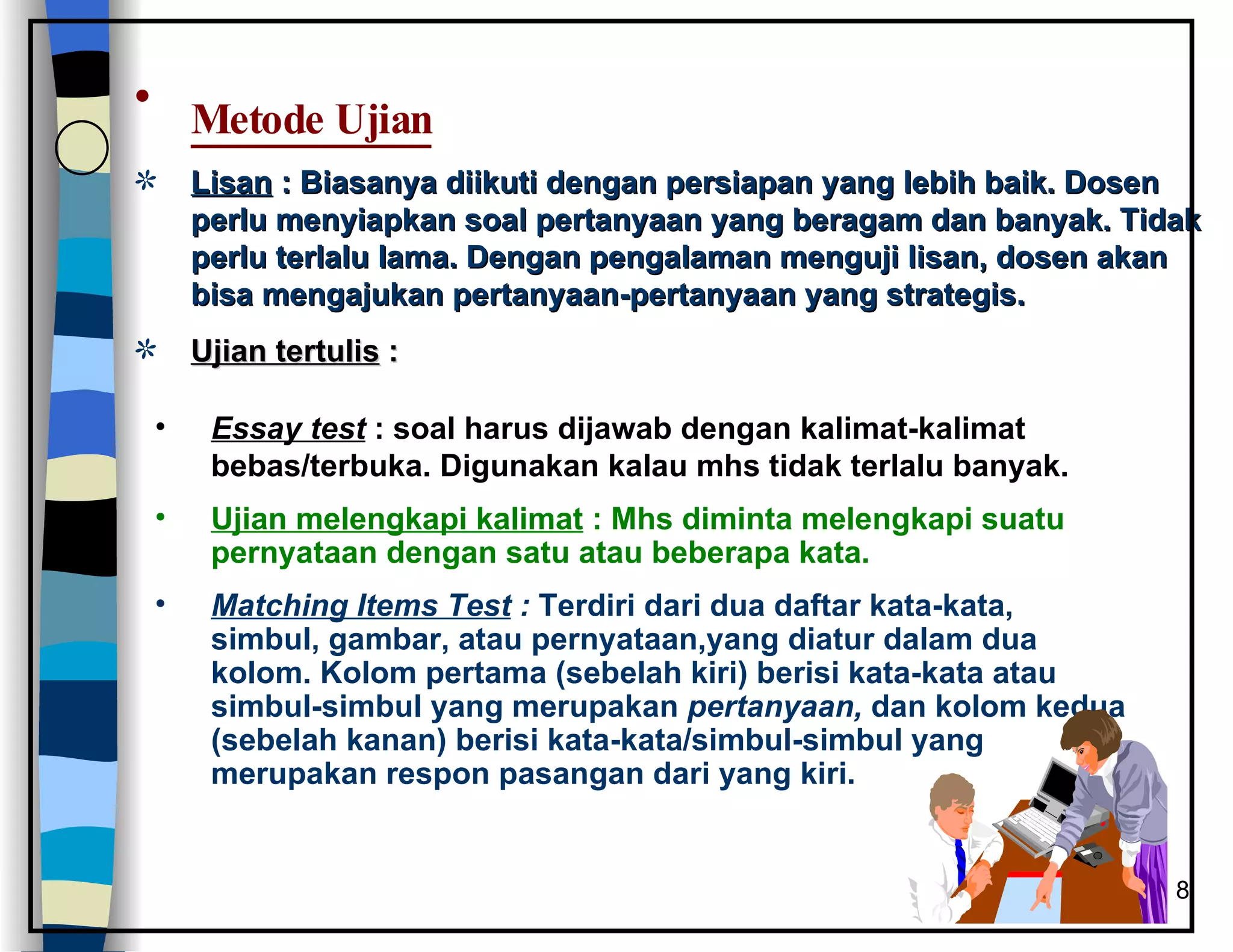 Rambu rambu pembuatan alat ukur kemajuan belajar 2 | PPT