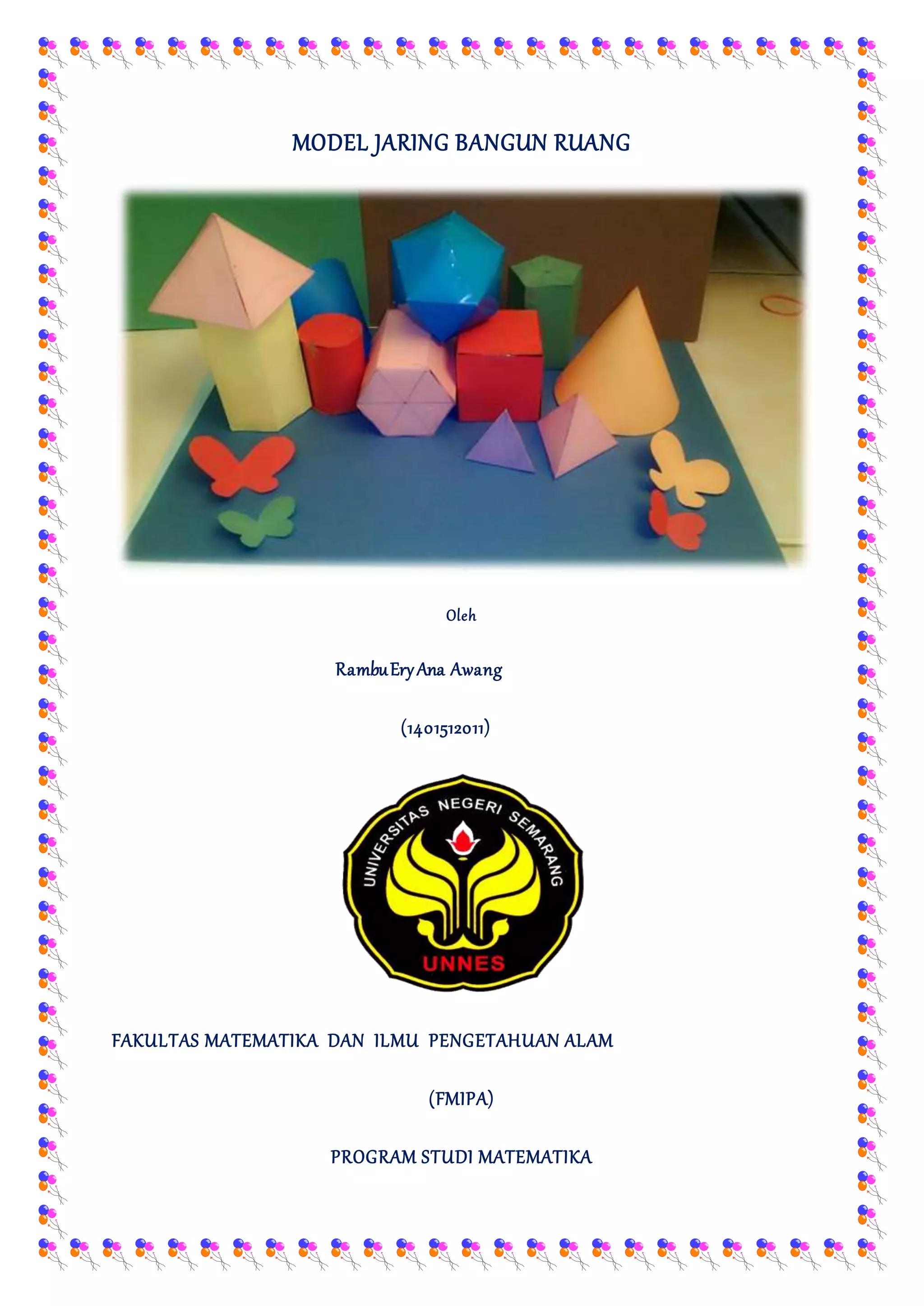 jaring-jaring dan model bangun ruang-rambu ery-ppgt unnes 2012-geometri ...