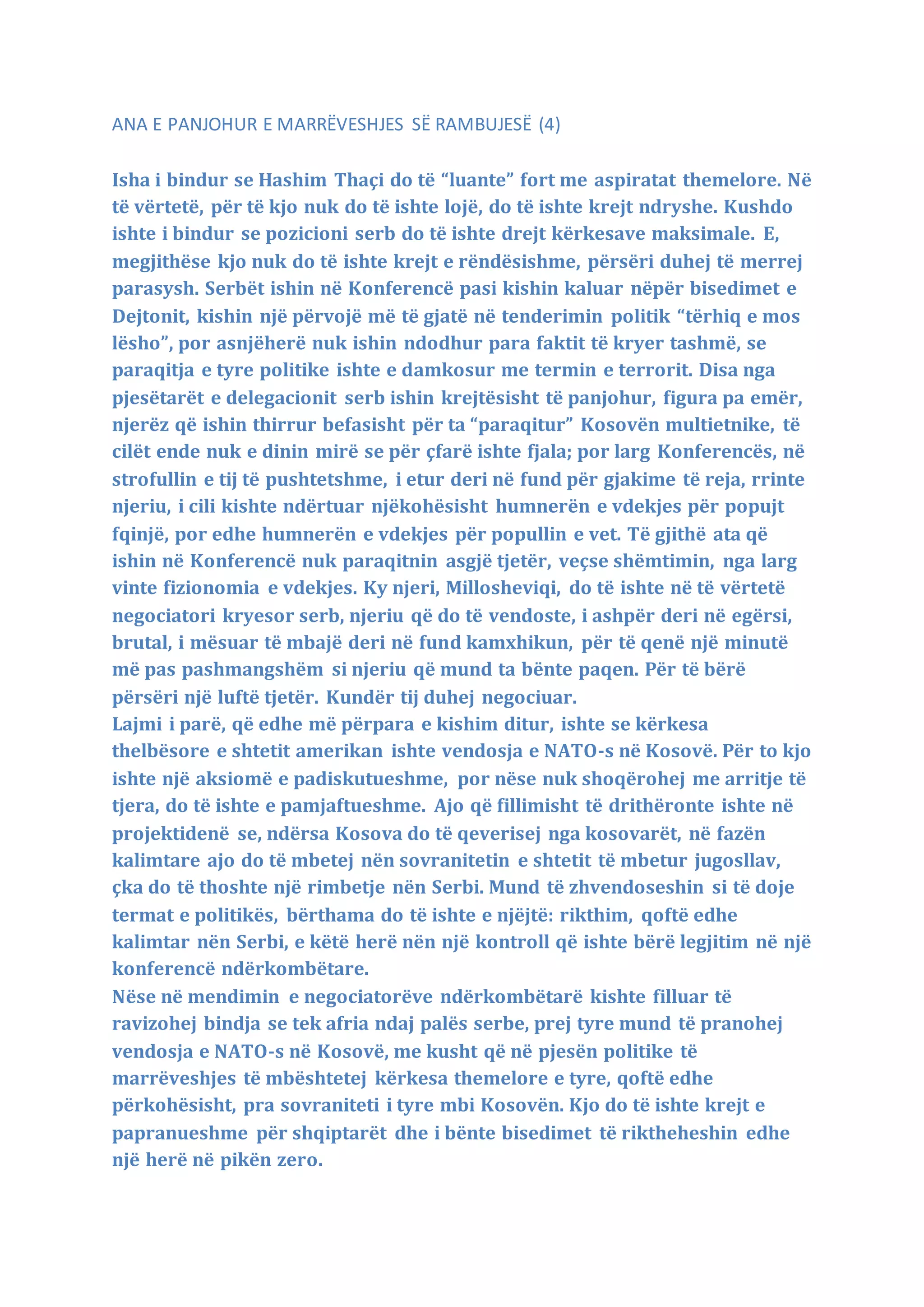 RAMBUJE HISTORIA E NGJARJES | DOCX