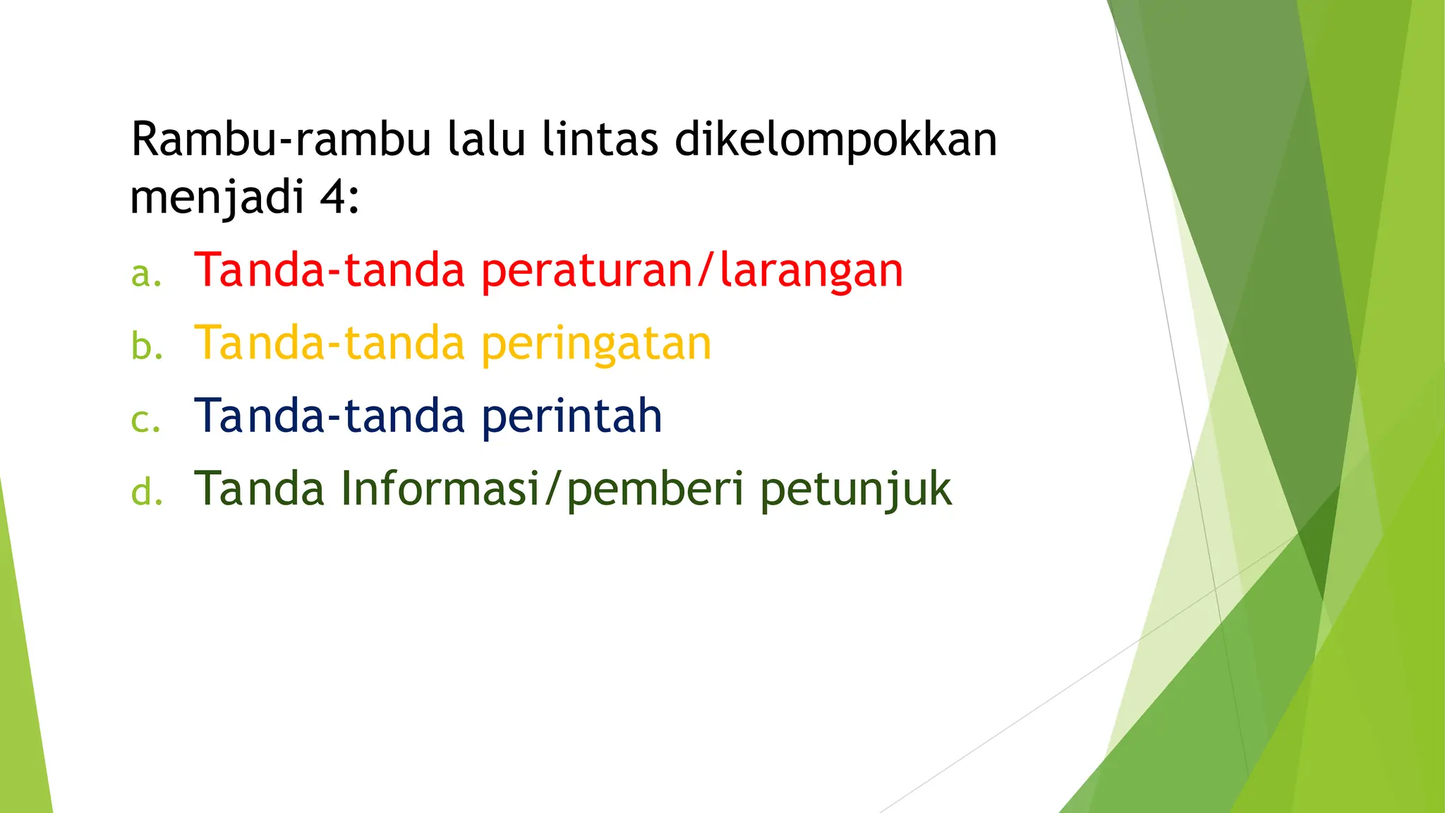 RAMBU-RAMBU LALU LINTAS KELAS 4 SD KURMER.ppt