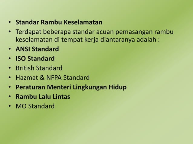 Rambu rambu k3 | PPTX