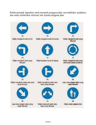 Rambu rambu lalu lintas | DOCX