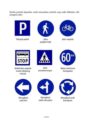 Rambu rambu lalu lintas | DOCX