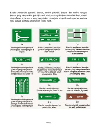 Rambu rambu lalu lintas | DOCX