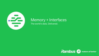Rambus corporate-overview | PDF | Computing | Technology & Computing