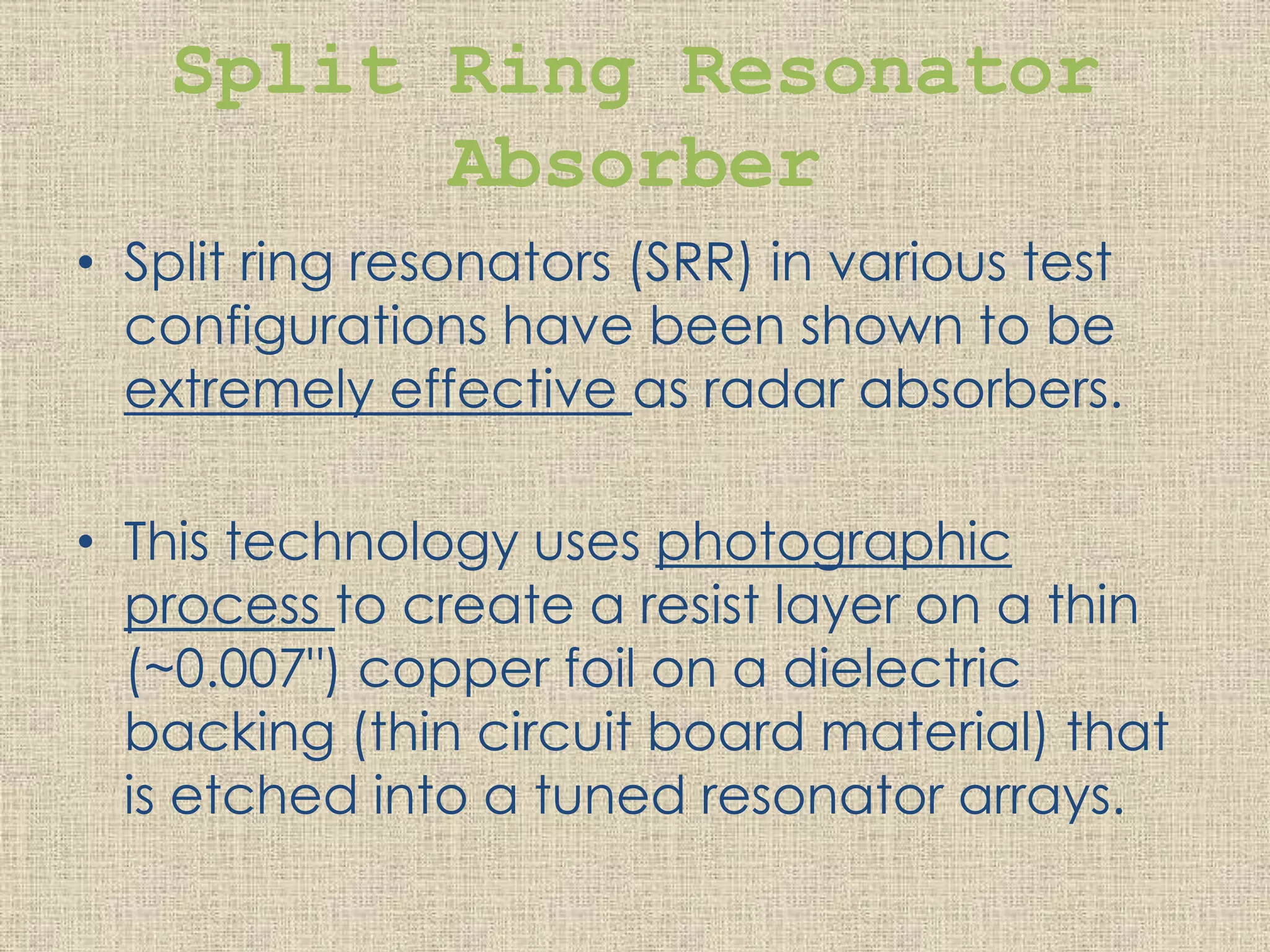 Radar Absorbing Materials by Shaunak Aphale | PPTX