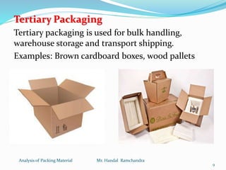 Ramchandra ipqc of packaging material | PPTX