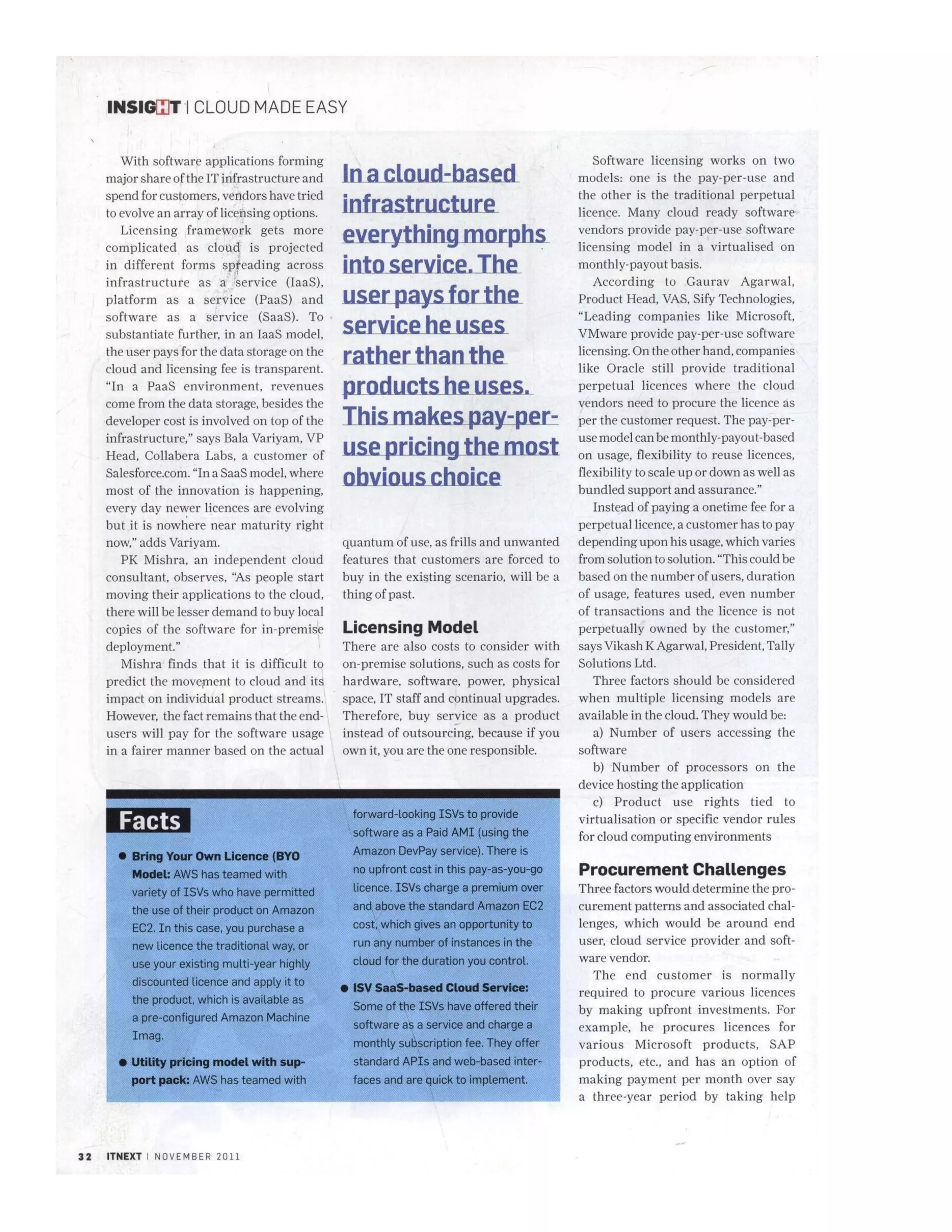 Licensing in Cloud Made Easy | PDF | Cloud Computing | Internet