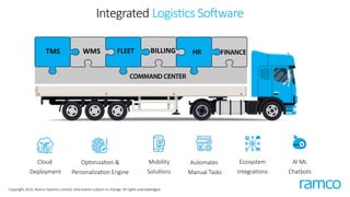 Ramco Logistics Platform Overview Presentation | PPTX | Logistics ...