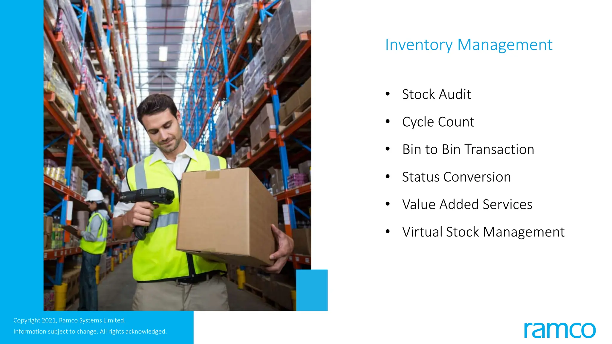 Ramco_Logistics Suite_WMS.pptx | Ramco systems | PPTX