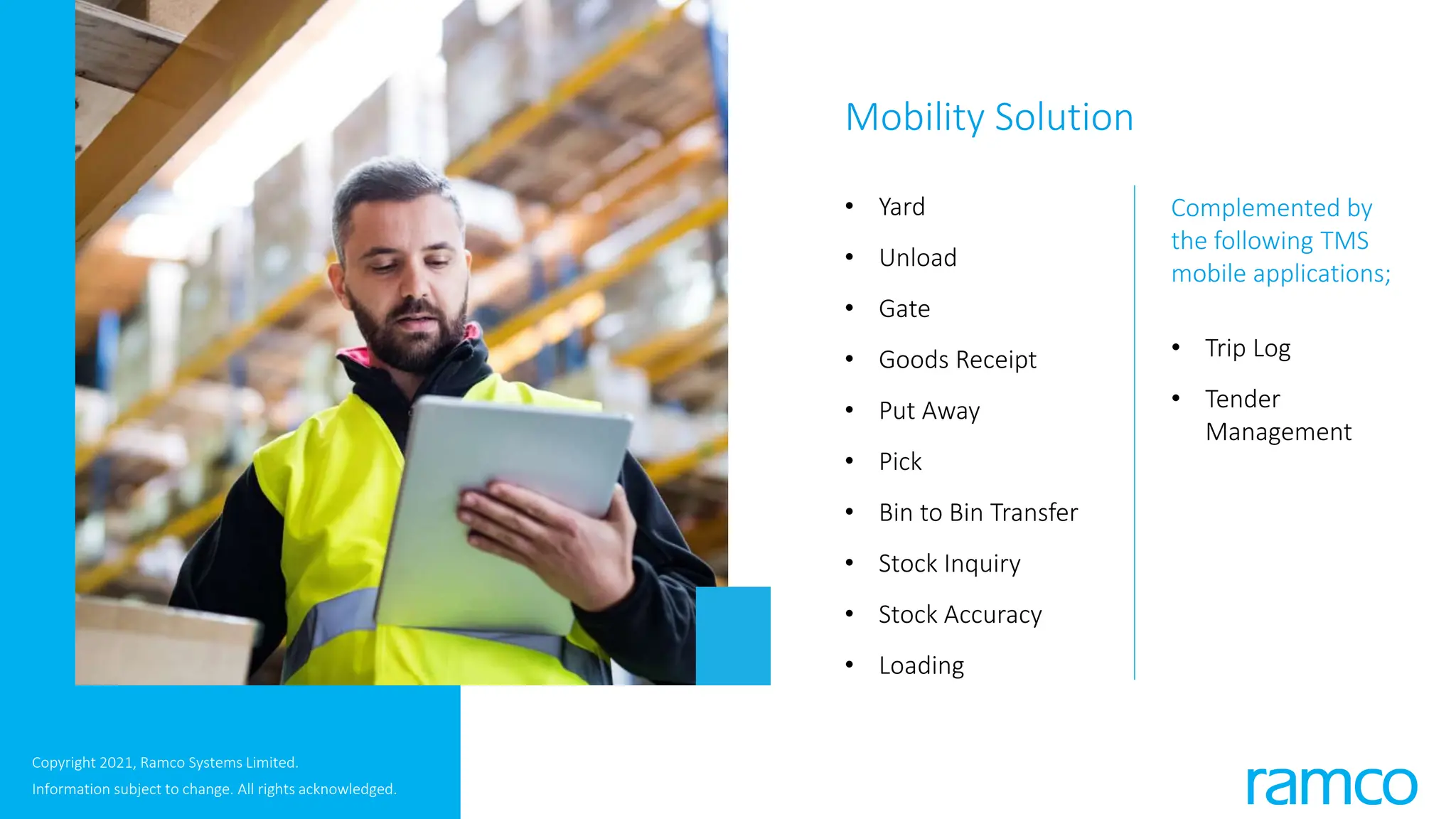 Ramco_Logistics Suite_WMS.pptx | Ramco systems | PPTX