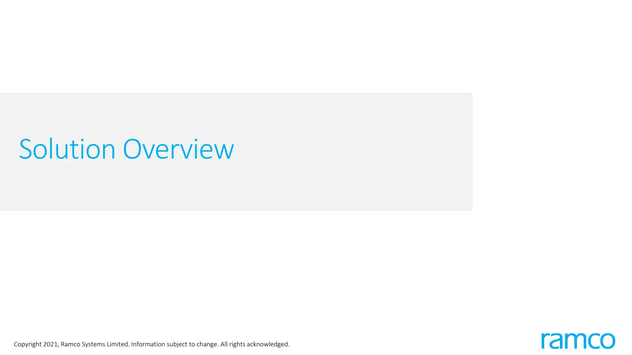 Ramco_Logistics Suite_WMS.pptx | Ramco systems | PPTX