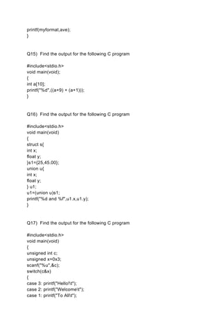 Ramco Sample Paper 2003 | DOC