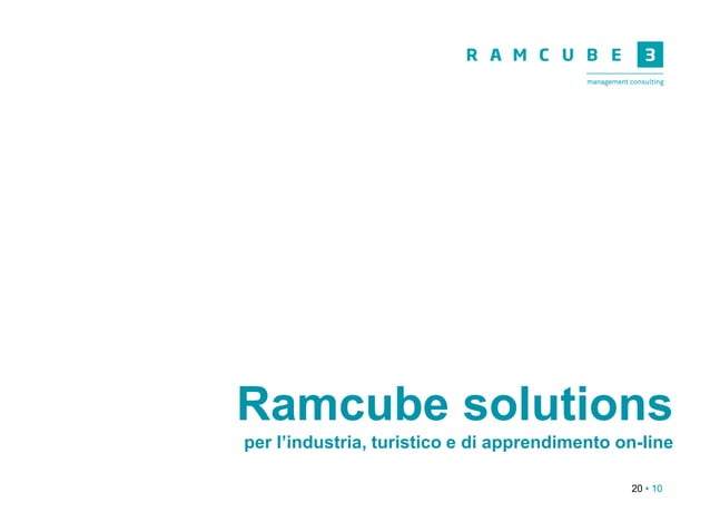 RAMCUBE AG - software and services | PPT