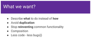 Ramda lets write declarative js | PPT | Free download
