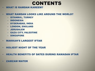 WHAT RAMADAN KAREEM LOOKS LIKE AROUND THE WORLD? | PPTX
