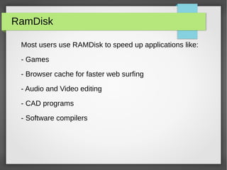 RamDisk | PPT