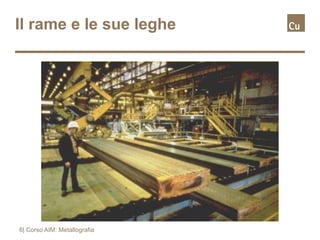 Rame e leghe di rame metallografia | PDF