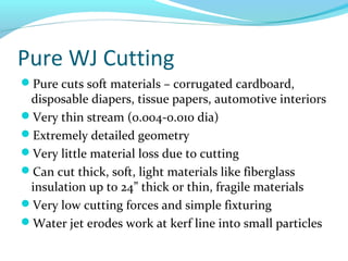 Abrassive Water-Jet Machining by Himanshu Vaid | PPT