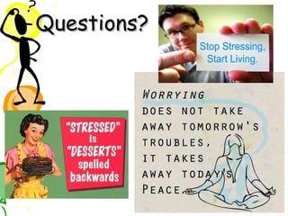 Anxiety and stress management | PPT