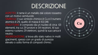 Rame michele andrei_domenico | PPTX | Chemistry | Science