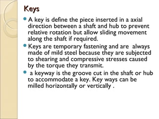 Mechanical Keys | PPT