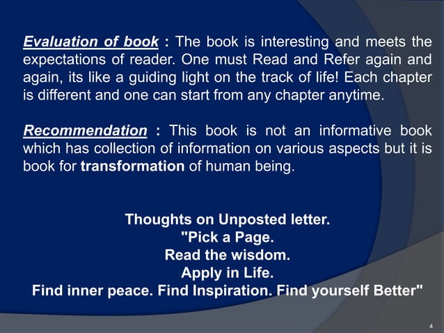 Unposted letter | PPT