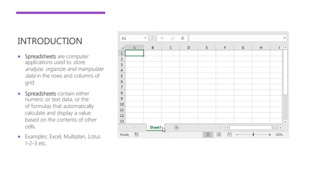 Spreadsheet | PPT