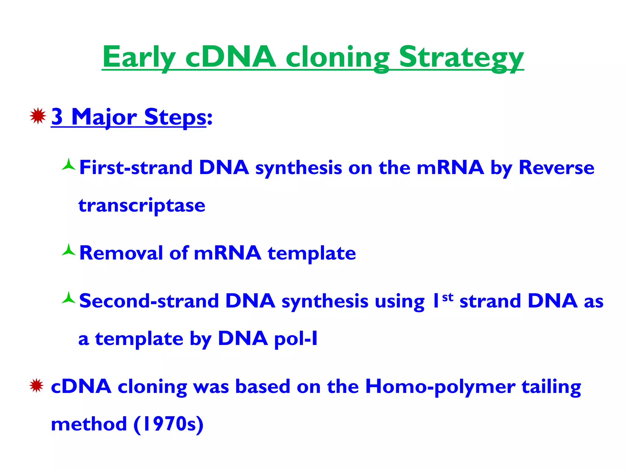 Complementary DNA (cDNA) Libraries | PDF