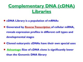 Genomic Library Ppt